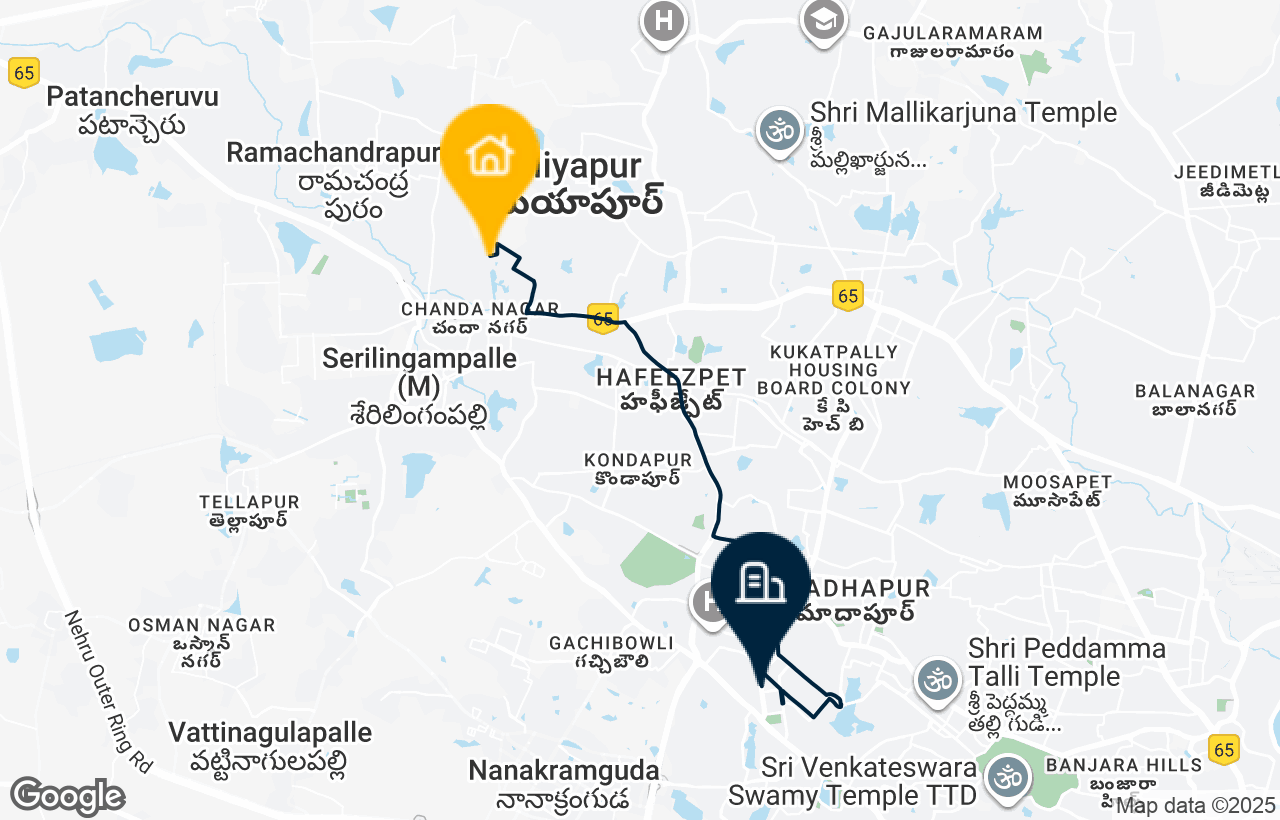 Cityflo Route | Alwal to Financial District