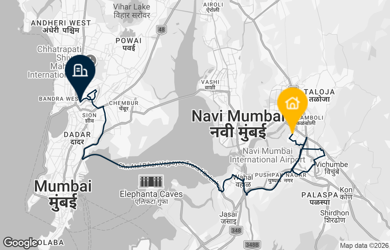Cityflo Route | Navi Mumbai to Andheri