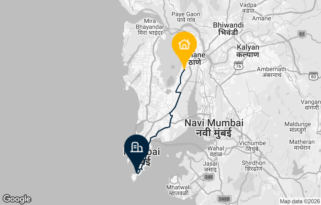 Cityflo Route | Mulund to Lower Parel